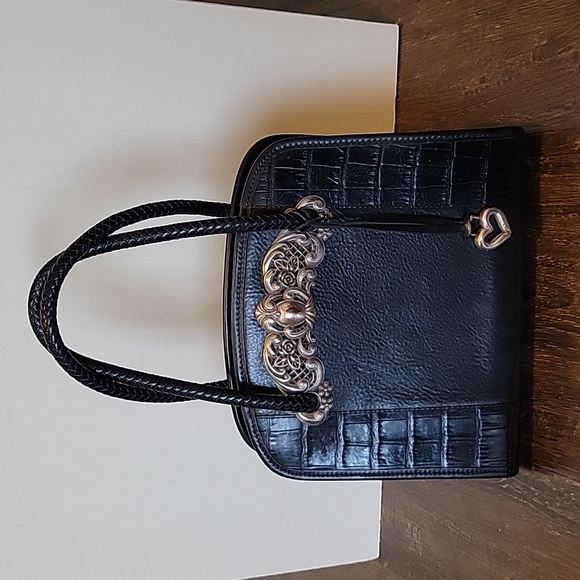 Brighton | Bags | Vintage Brighton Black Leather Purse | Poshmark